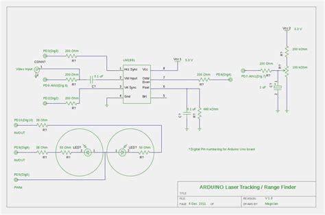 arduino laser 3d tracking or range finder duino