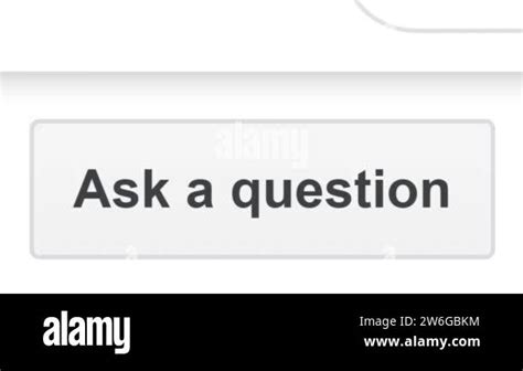 Mouse Cursor Slides Over And Clicks Ask A Question Device Screen View Of Cursor Clicking