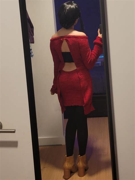 Finally Finished My Hand Knitted Yor Sweater R Cosplay