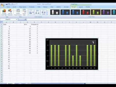 How To Make Histogram On Excel YouTube