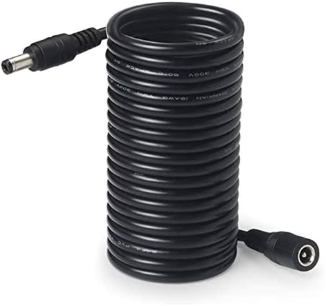 Security Lot de câbles d extension d alimentation CC V pour caméra de sécurité CCTV DVR