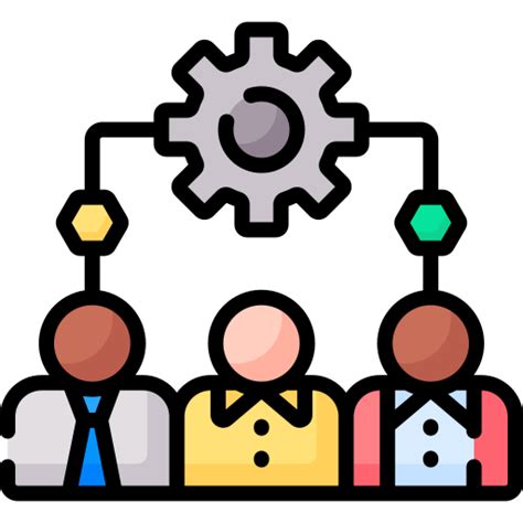 Team Management Special Lineal Color Icon