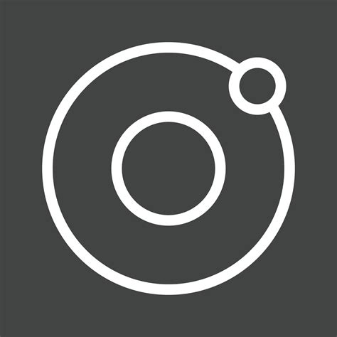 Orbit Line Inverted Icon 15017651 Vector Art At Vecteezy