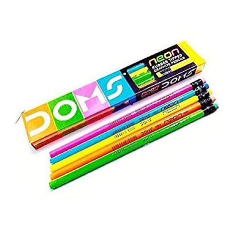 Silver Wood Doms Neon Pencil Box For School Packaging Size 12