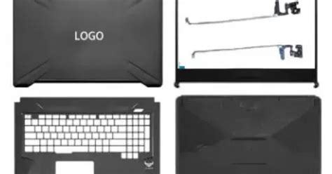 Asus Tuf Gaming Fx705 Fx705dy Fx705gd Fx705gm Lcd Top Cover Bezel Hinges With Palmrest And