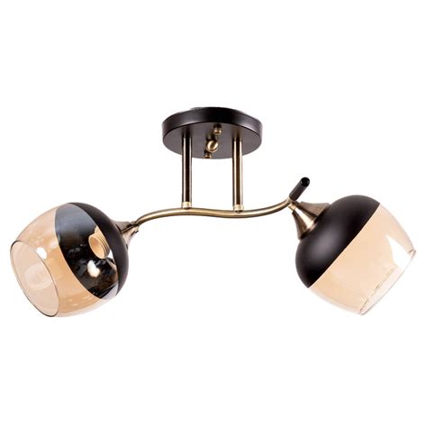 Люстра стельова Свет на два плафони Sr N3801 2 Ab фото отзывы характеристики в интернет