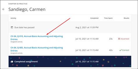 Wileyplus Adaptive Assignments Dashboard Overview