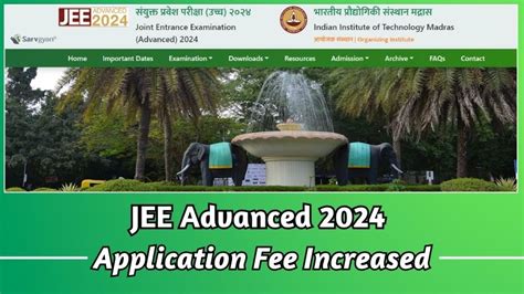 JEE Advanced Application Fee Increased For All Categories