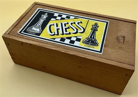 Chess Set By Jaques Of London C1970 2 34 Inch King Etsy