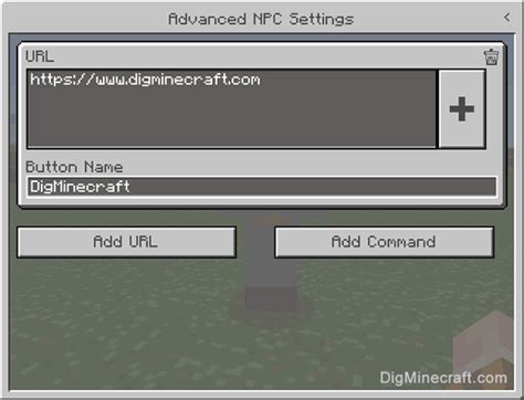 How To Add A To The Dialog For The NPC In Minecraft