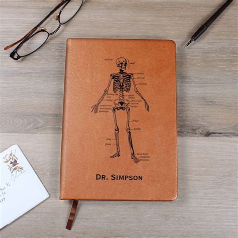 Personalized Anatomy Skeleton Anatomy Journal Chiropractor Etsy