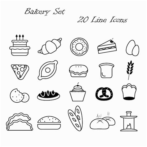 Premium Vector Lin Bakery On A White Background
