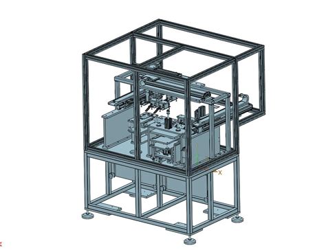 电池电路板塑胶软板热压机械手抓取上料 Step 模型图纸下载 懒石网