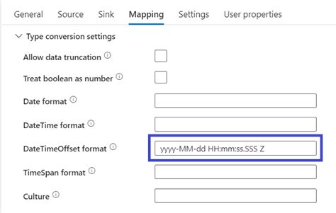 Azure Data Factory Copy Activity Imports Postgresql Timestamptz