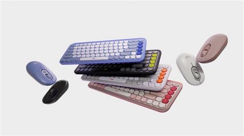 ชุดคอมโบคีย์บอร์ดเมาส์ Pop ไอคอน Logitech