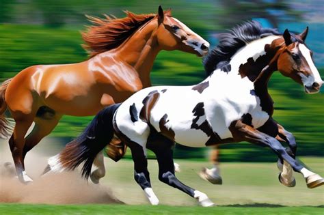 Mustang Vs Paint Horse Life