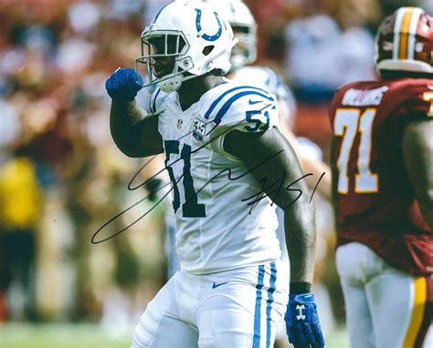 Autographed Jihad Ward 8x10 Indianapolis Colts Photo Main Line Autographs
