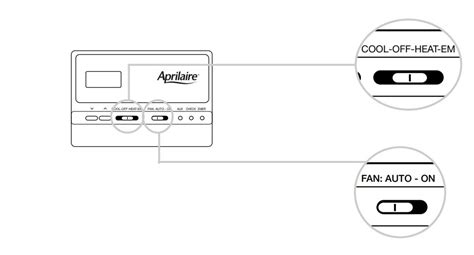 Aprilaire 8336 Digital Electronic Thermostats Installation And User