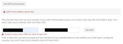 LDAP Authentication Issue Snipe Snipe It GitHub