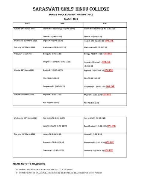 Mock Exams 2023 Pdf Science Observation