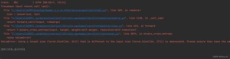 训练新的数据集发生报错 valueerror using a target size torch size [64] csdn博客