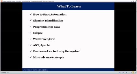 Selenium Training Demo Youtube