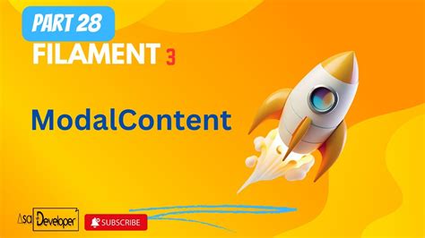 filament 3 modal content youtube
