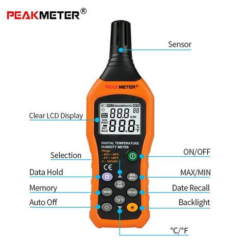 Portable Industrial Digital Temperature And Humidity Vicedeal