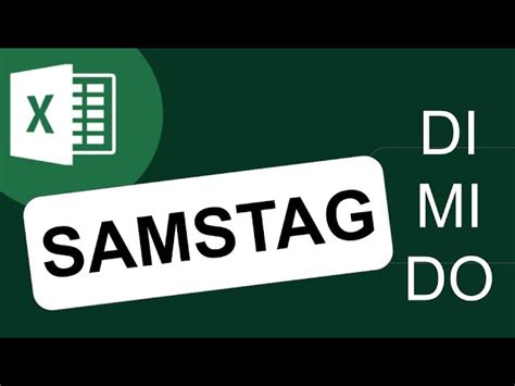 🥇 Wochentag Datum Excel 7 Tipps Für Effiziente Planung