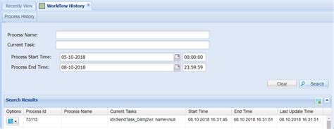 Workflow History Logs Single Connect Reference Guide