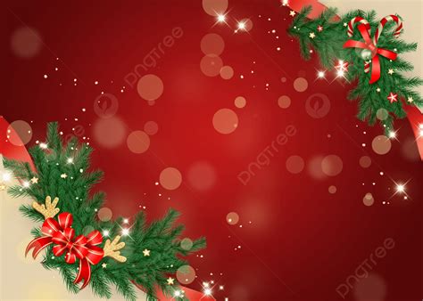 크리스마스 장식 소나무 가지 깃발 빛 반점 조명 효과 배경 크리스마스 성탄절 조명 효과 배경 일러스트 및 사진 무료 다운로드 Pngtree