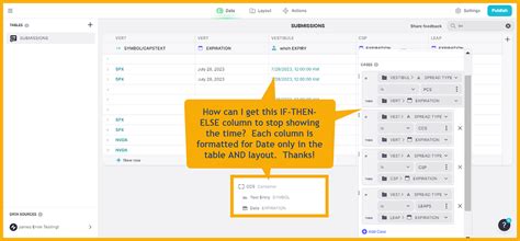 🤔how To Stop And If Then Else Column From Showing The Time W Pic