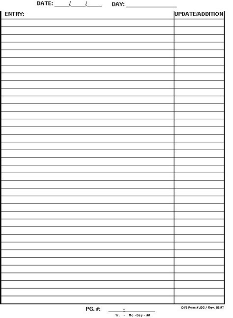 Free Printable Blank Forms For Teacher Use
