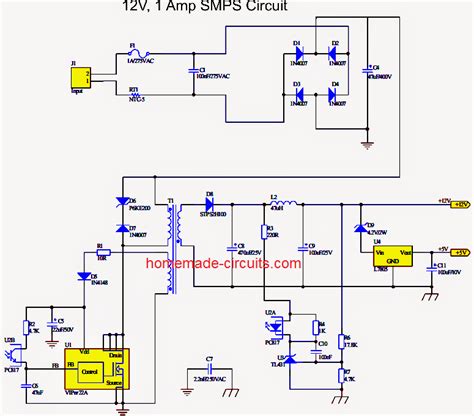Smps Circuit Diagram With Explanations