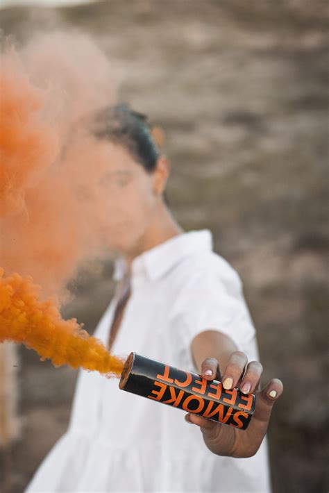 Orange Ring Pull Smoke Effect Airsoft Gear Sports South Africa