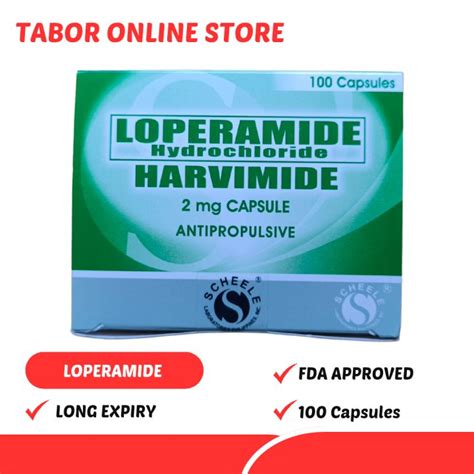Loperamide 2mg Harvimide 100s Capsule Lazada Ph