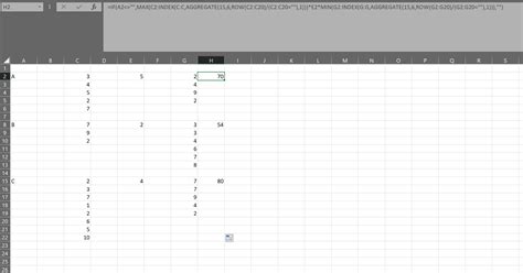 Vba Excel Minmax Macro Different Range Stack Overflow