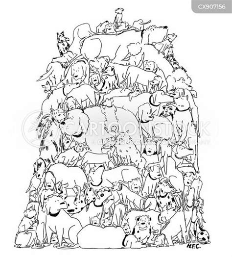 Piling Cartoons And Comics Funny Pictures From Cartoonstock