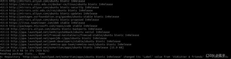 解决方案 sudo apt get update 出错 apt get update出错 csdn博客
