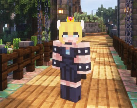 Bowsette Horns And Crown 3d Model For Minecraft Etsy Australia