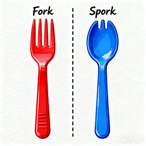 Fork Vs Spork A Complete Comparison Guide Ancheng Bambooandwood