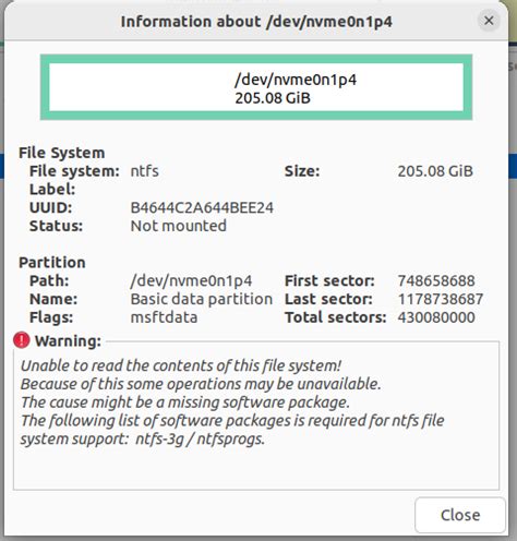 How To Solve The Problem Of Mounting Ntfs Partitions On Ubuntu 2204