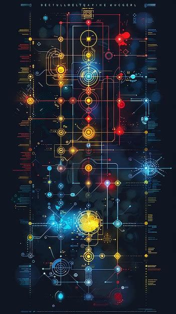 Intricate Flowchart Of A Quantum Algorithm Premium Ai Generated Image