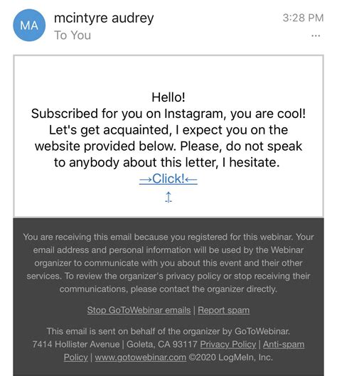 Got Creepy Sex Cam Add Is This Just Fake Junk Mail R Investigation