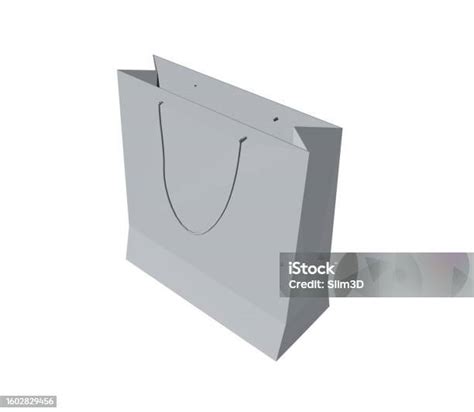 브랜딩 및 기업 아이덴티티 디자인을 위한 다각형 회색 쇼핑백 종이 패키지 템플릿입니다 벡터 그림입니다 광고 및 브랜딩 벡터