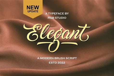 elegant modern brush script font upfonts