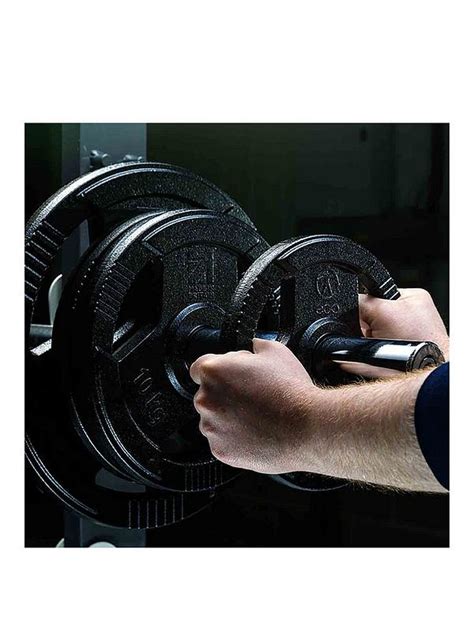 Marcy 100 Kg Weight Set With 7ft Barbell Very