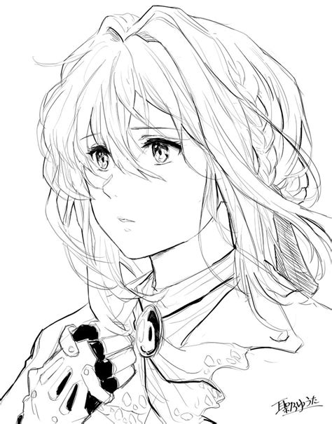 Violet Evergarden Violet Evergarden Drawn By Hijirinoyuuta Danbooru