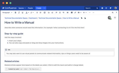 Seven Reasons To Use Confluence For Technical Documentation Transform
