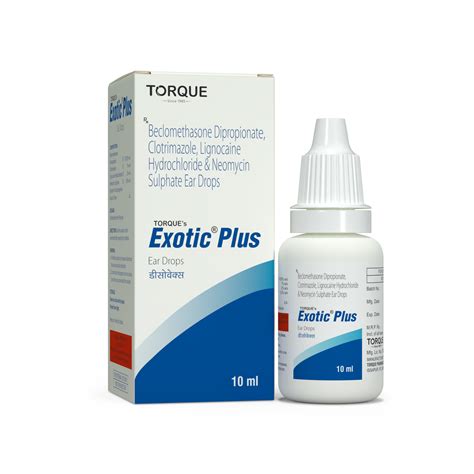 Exotic Ear Drops Eyeear Drops Torque Pharma